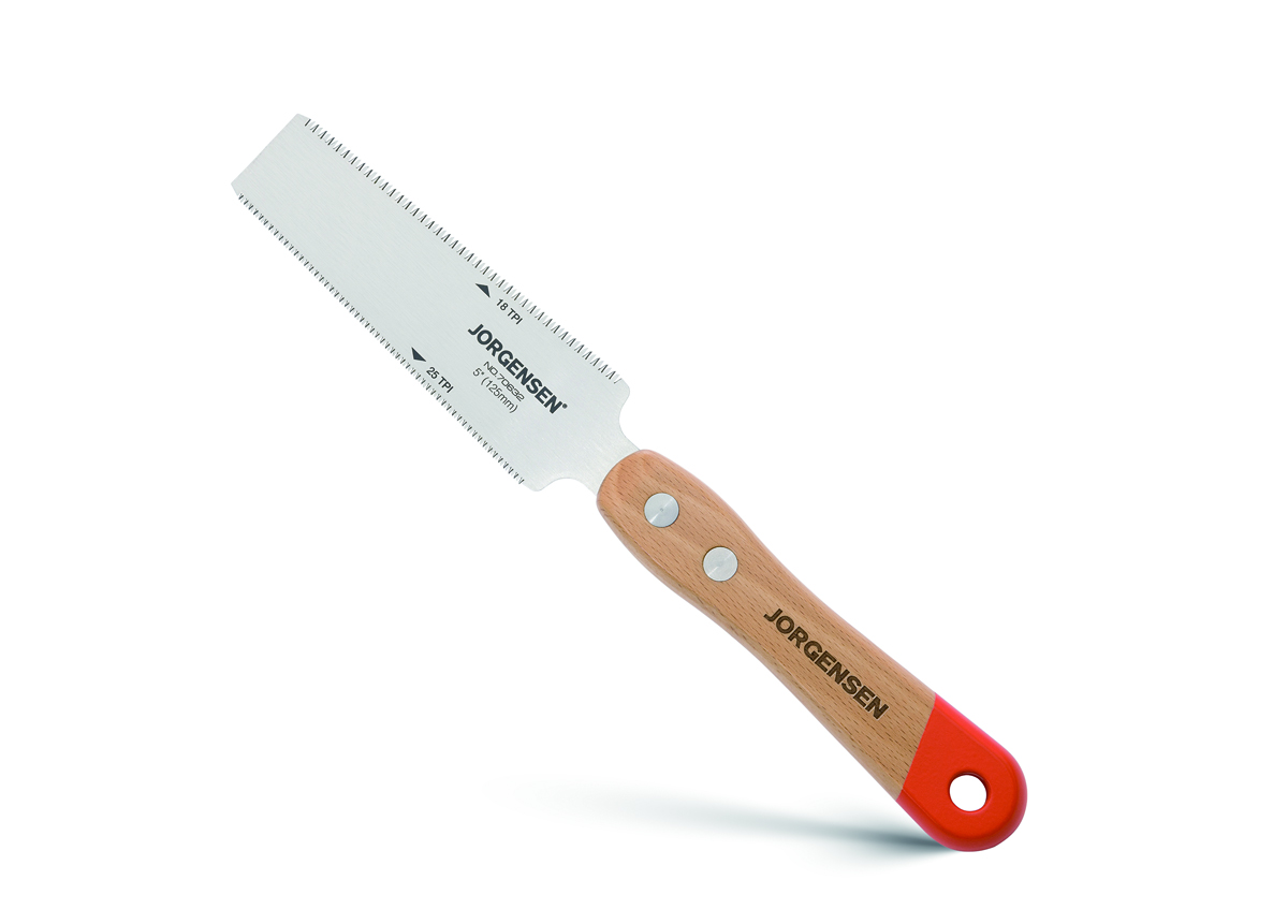 Jorgensen 5in. Pro Double Edge Flush Cut Saw With Wood Handle ...